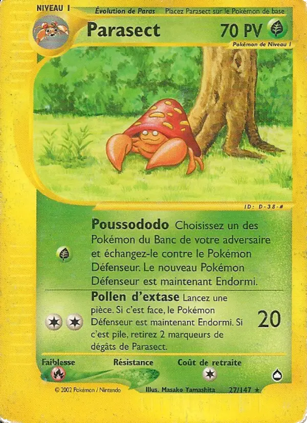 Parasect - Carte Pokémon TCG | Prix et Infos | Pokémon Trash