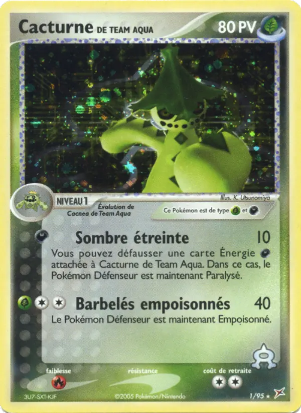 Cacturne de Team Aqua - Carte Pokémon TCG | Prix et Infos | Pokémon Trash