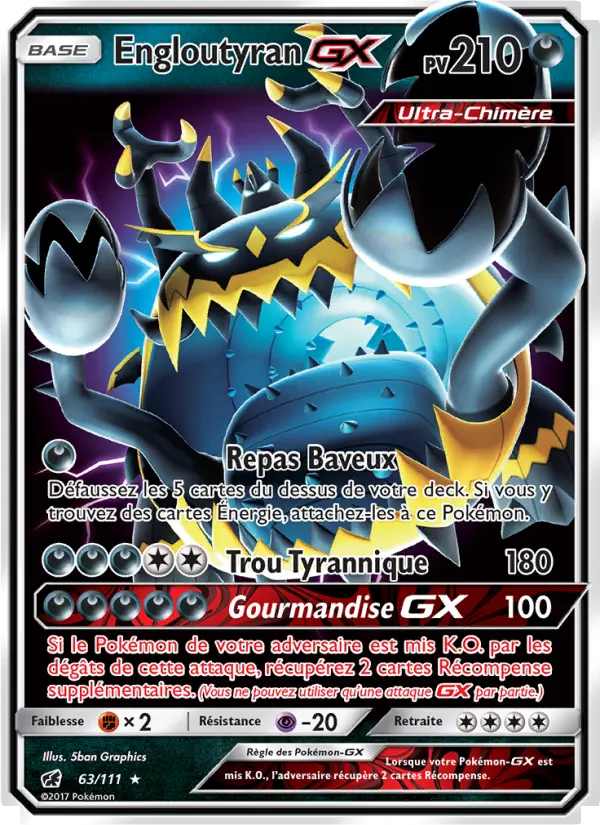 Engloutyran GX - Carte Pokémon TCG | Prix et Infos | Pokémon Trash