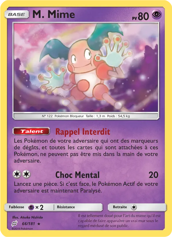 M. Mime - Carte Pokémon TCG | Prix et Infos | Pokémon Trash