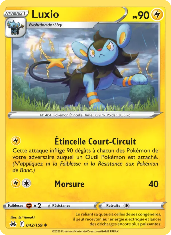 Luxio - Carte Pokémon TCG | Prix et Infos | Pokémon Trash