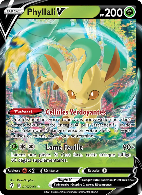 Phyllali V - Carte Pokémon TCG | Prix et Infos | Pokémon Trash