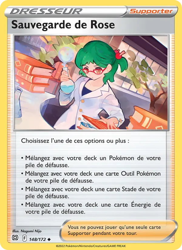 Sauvegarde de Rose - Carte Pokémon TCG | Prix et Infos | Pokémon Trash