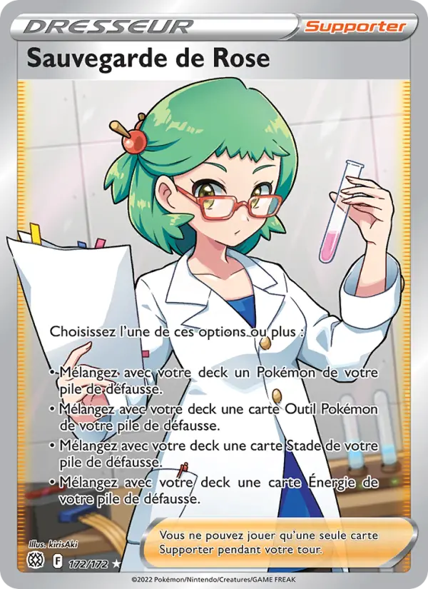 Sauvegarde de Rose - Carte Pokémon TCG | Prix et Infos | Pokémon Trash