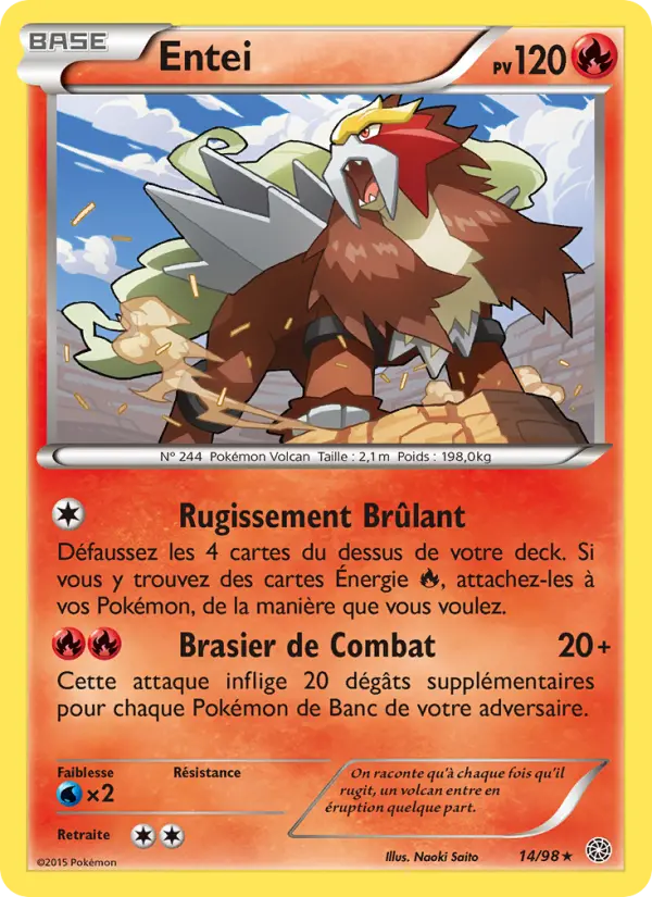 Entei - Carte Pokémon TCG | Prix et Infos | Pokémon Trash