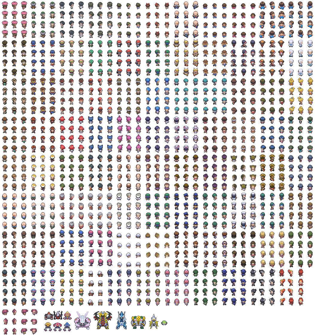 Liste personnages pokemon